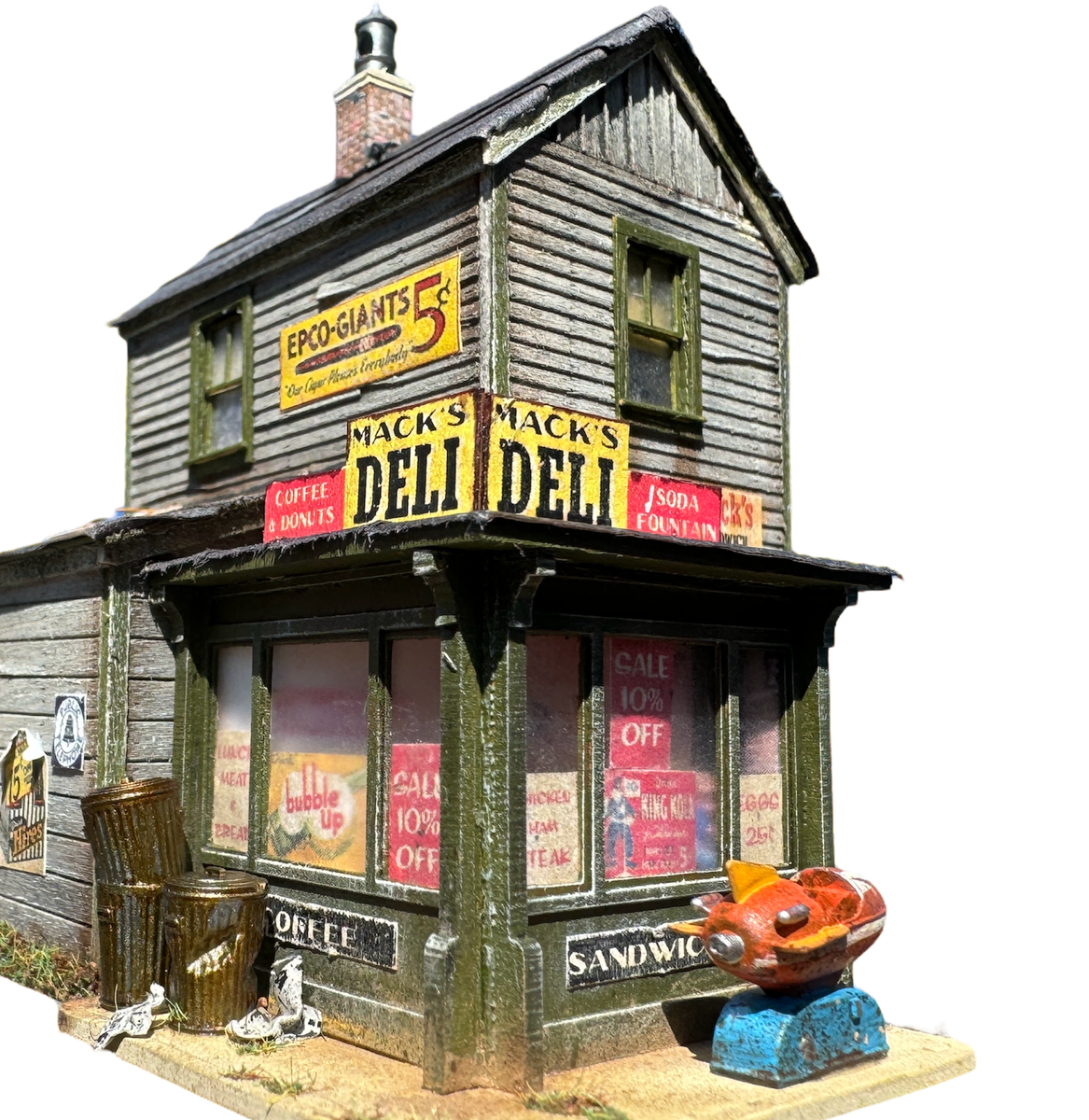 Mack's Deli- HO Scale Kit – Fos Scale Models