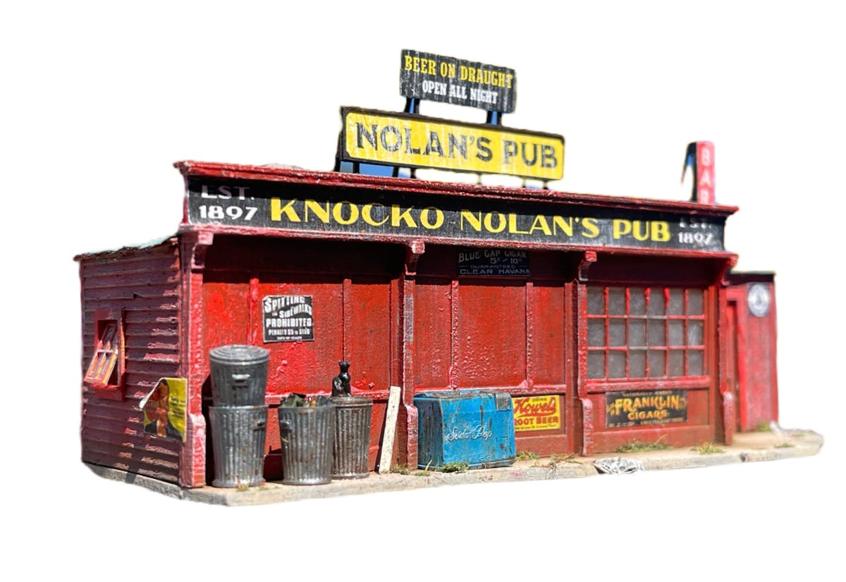 Knocko Nolan's Pub- HO Scale Kit – Fos Scale Models