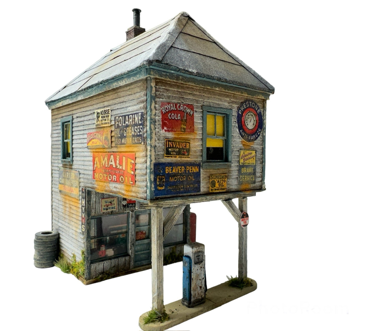 Hook's Gas- HO Scale Kit – Fos Scale Models