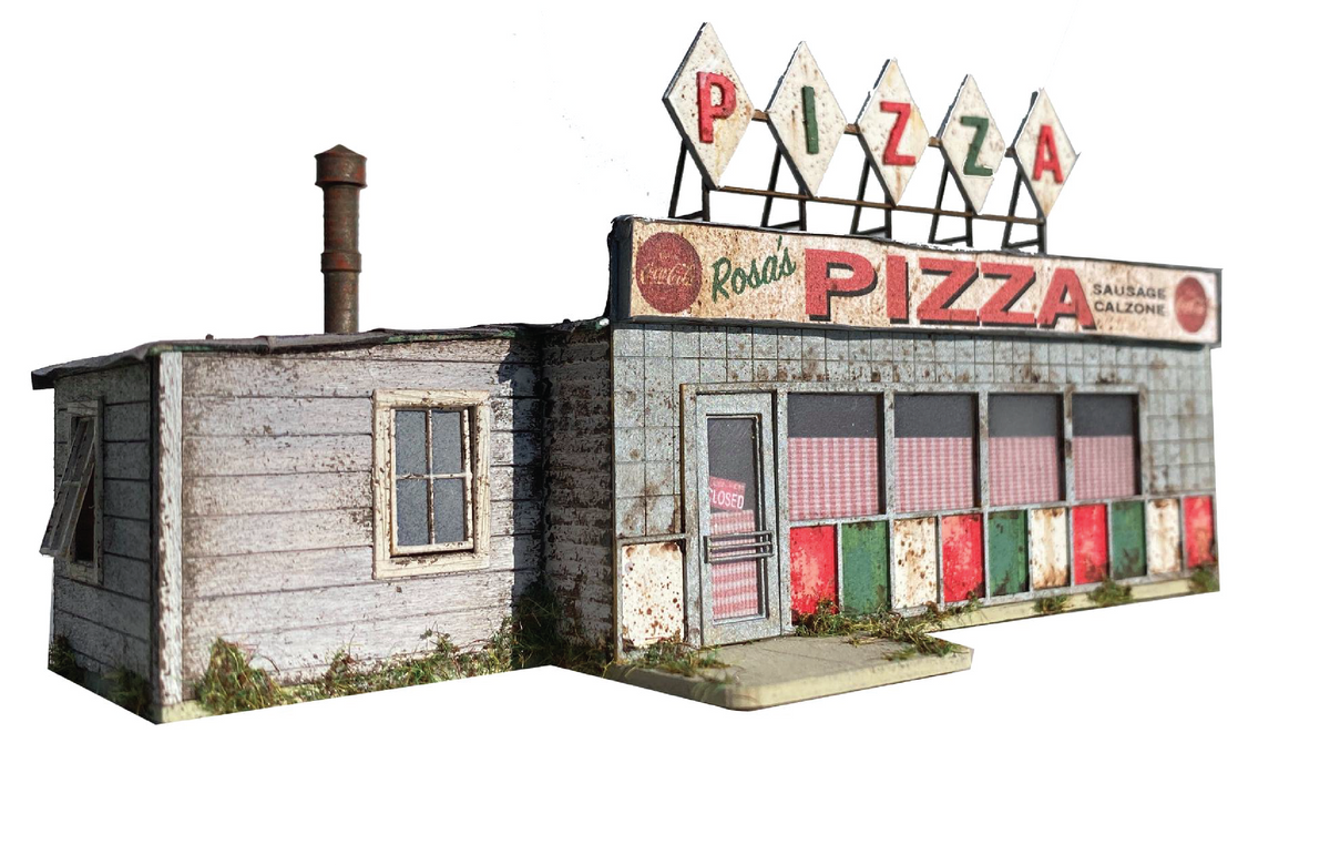 Rosa's Pizza - HO Scale KIT – Fos Scale Models