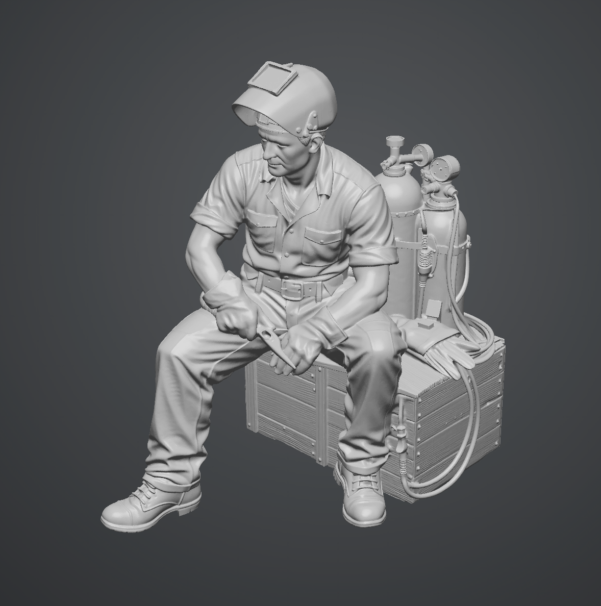 The Welder - HO Scale Figure – Fos Scale Models