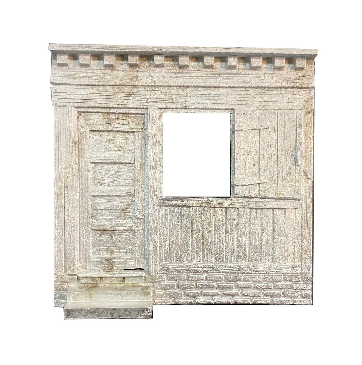 Wall Section w/ Steps & Brick - Metal Detail Part HO Scale – Fos Scale ...