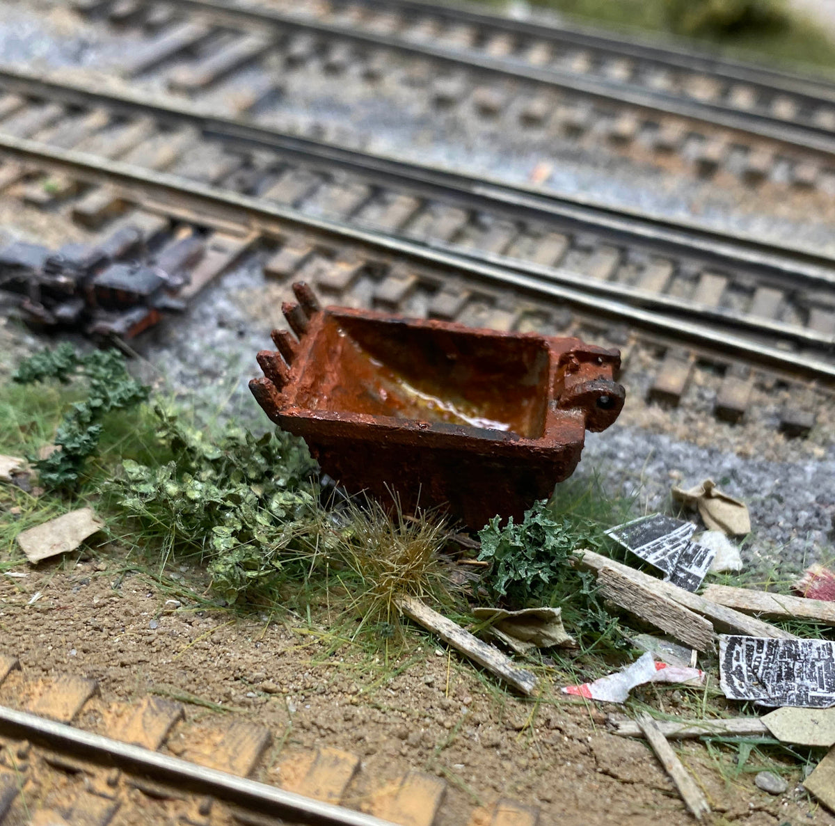 Excavator Bucket - Metal Detail Part HO Scale – Fos Scale Models