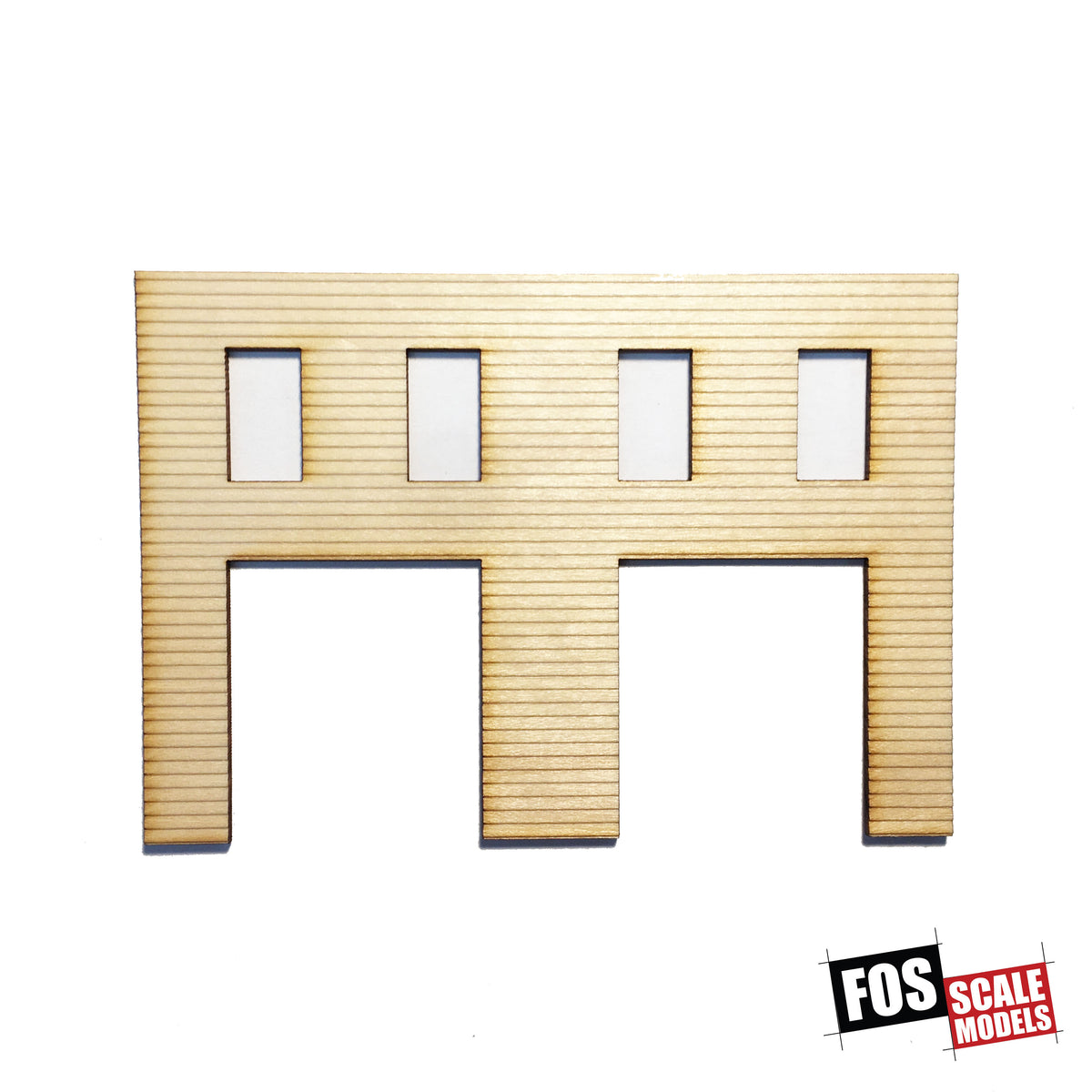 CLAPBOARD WALL SECTION - A 107 HO SCALE – Fos Scale Models