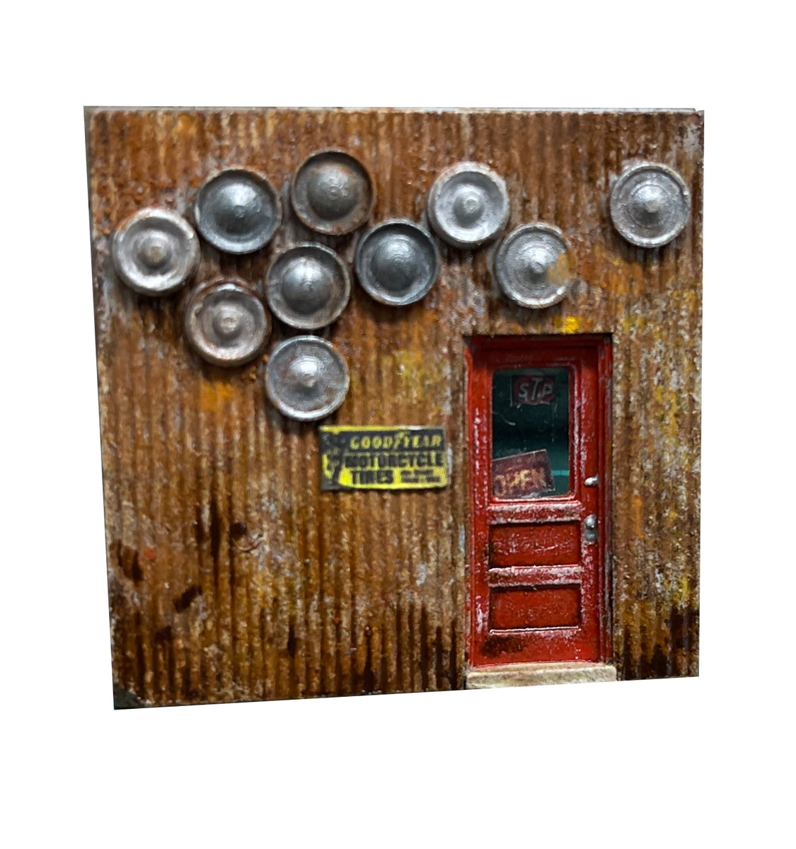 Hub Cap Wall - Resin Detail Part HO Scale – Fos Scale Models