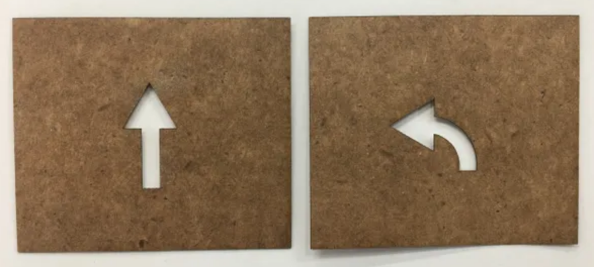 ROAD ARROWS STENCILS- HO SCALE – Fos Scale Models