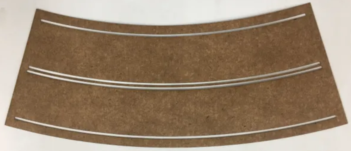 ROADWAY STENCIL CURVE SOLID DBL- HO SCALE – Fos Scale Models